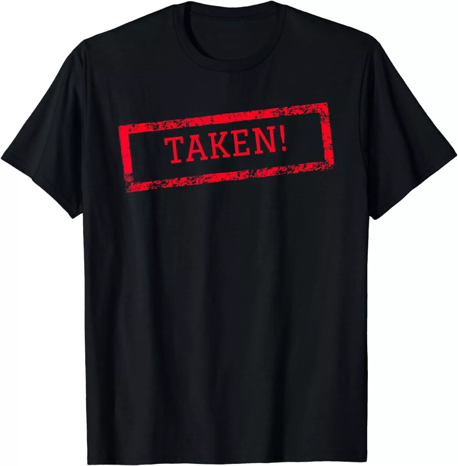 NEW Sorry I'm Taken Funny Word Red T-Shirt - Walmart.com