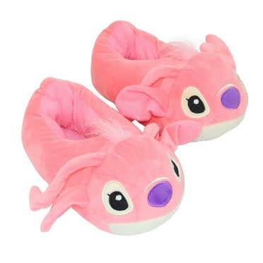 Disney's Girls Stitch and Angel 3D Character Slippers - Walmart.com