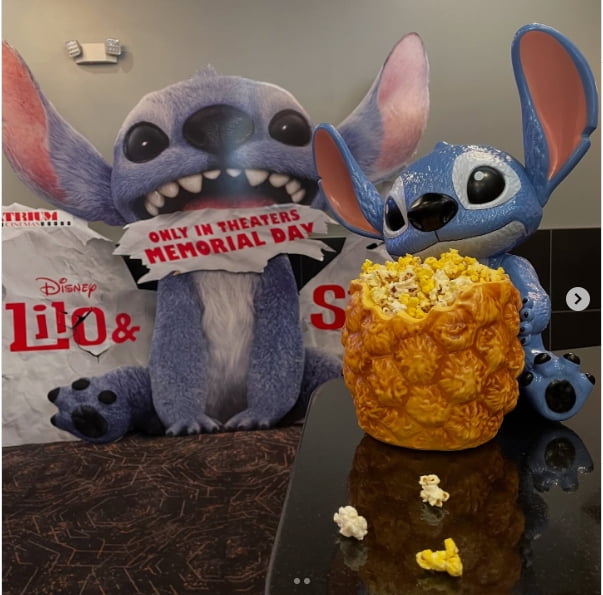Limited Edition Stitch Pineapple Popcorn Bucket 2025 Movie Edition ...
