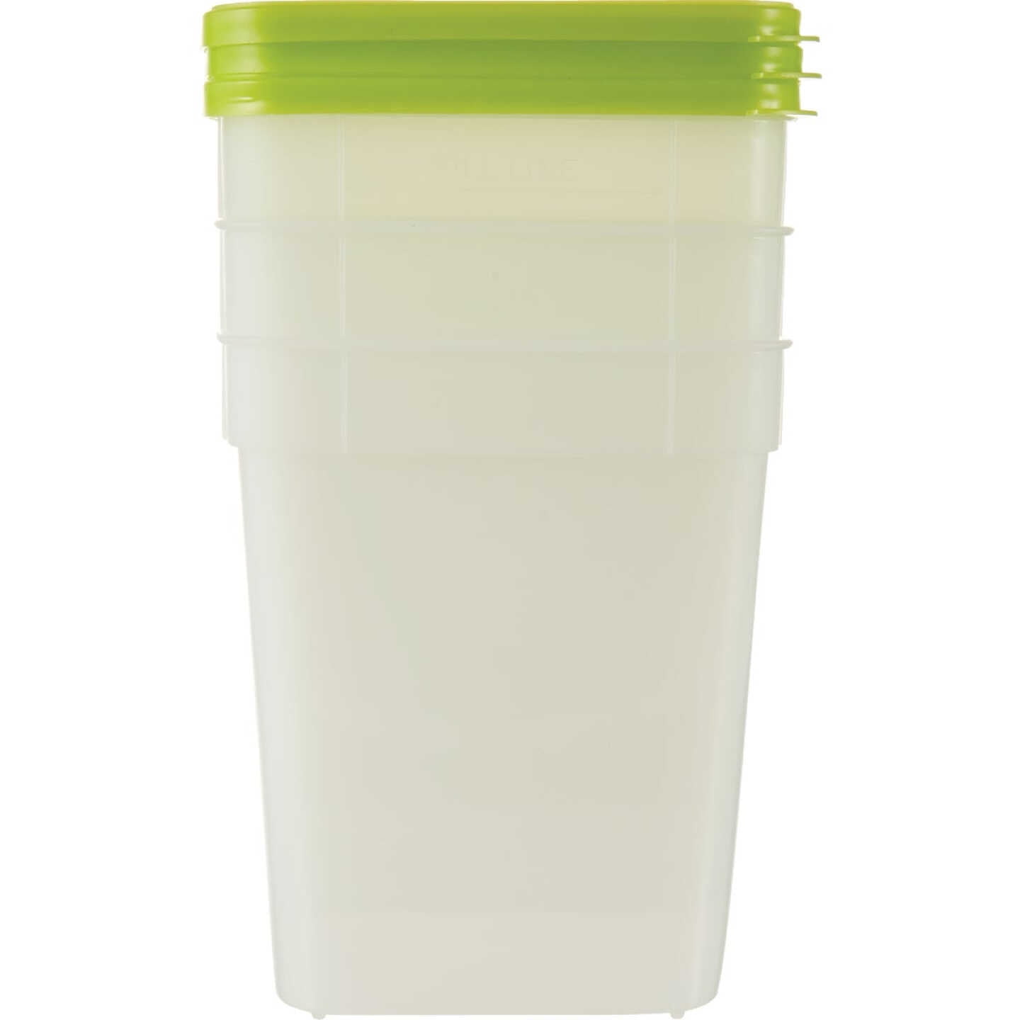 Stor Keeper 1 Quart Microwavable & Freezable Clear Square Food Storage ...