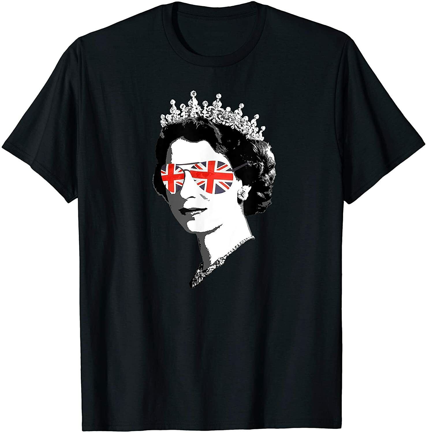 NEW Sunglasses Queen British Crown Union Jack Meme T-Shirt - Walmart.com