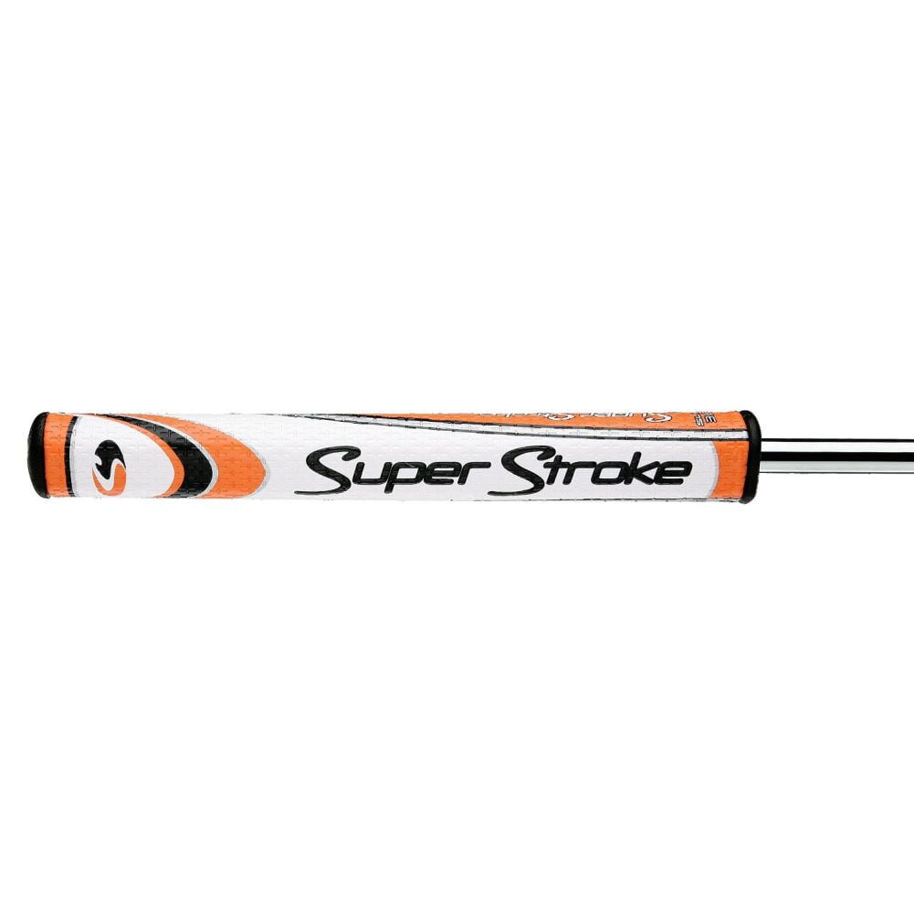 NEW SuperStroke Legacy Series Mid Slim 2.0 White/Orange Putter Grip ...