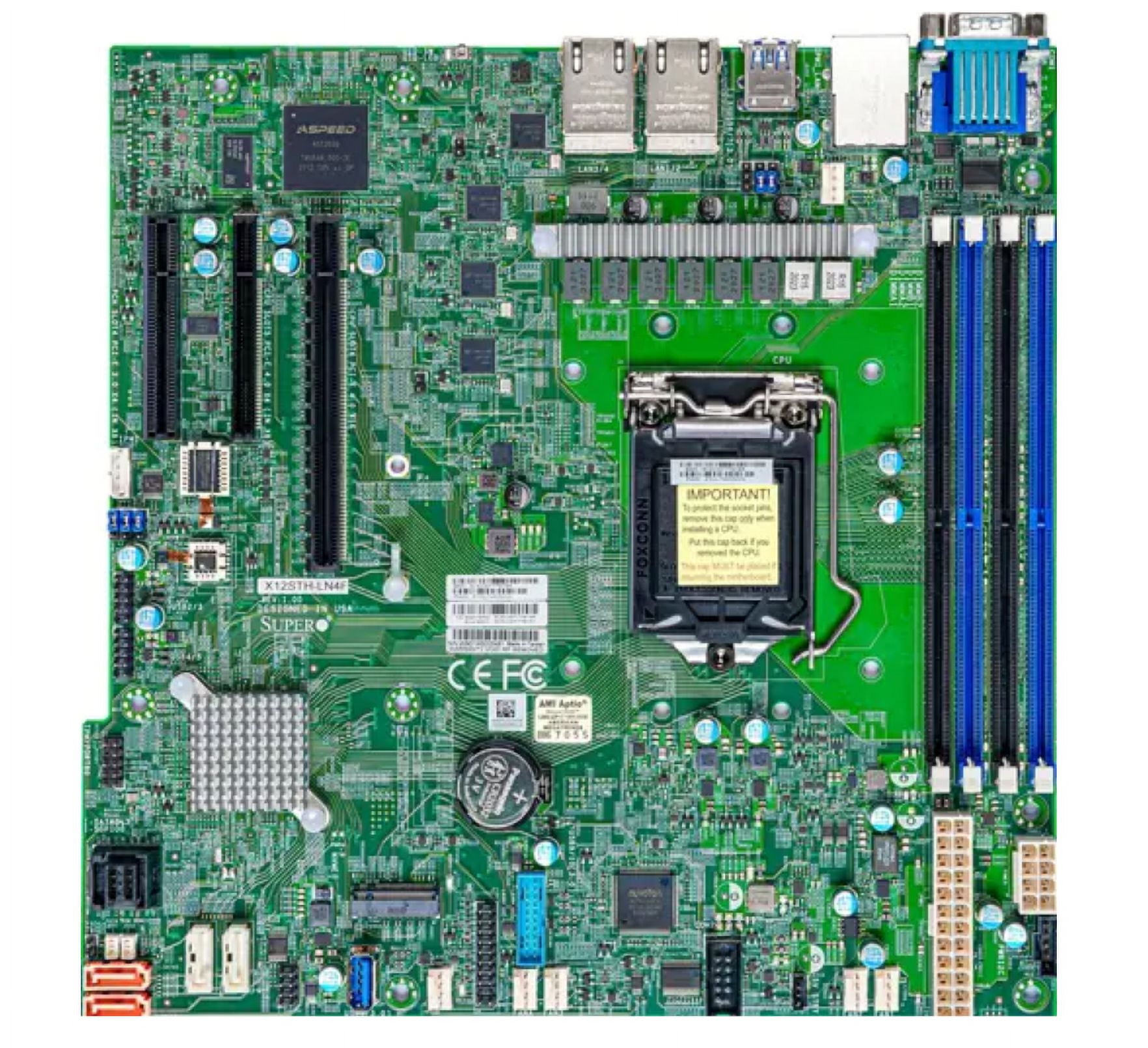 *NEW* Supermicro X12STH-LN4F Motherboard - Intel C256 Chipset - Single ...
