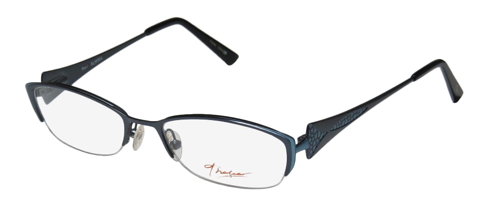 NEW THALIA ALMIRA WOMENS/LADIES DESIGNER HALF-RIM NAVY / BLUE COLOR ...