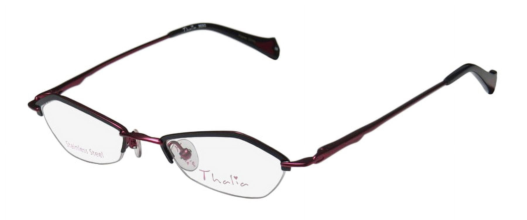 NEW THALIA BESO WOMENS/LADIES DESIGNER HALF-RIM BLACK / PURPLE CUTE ...