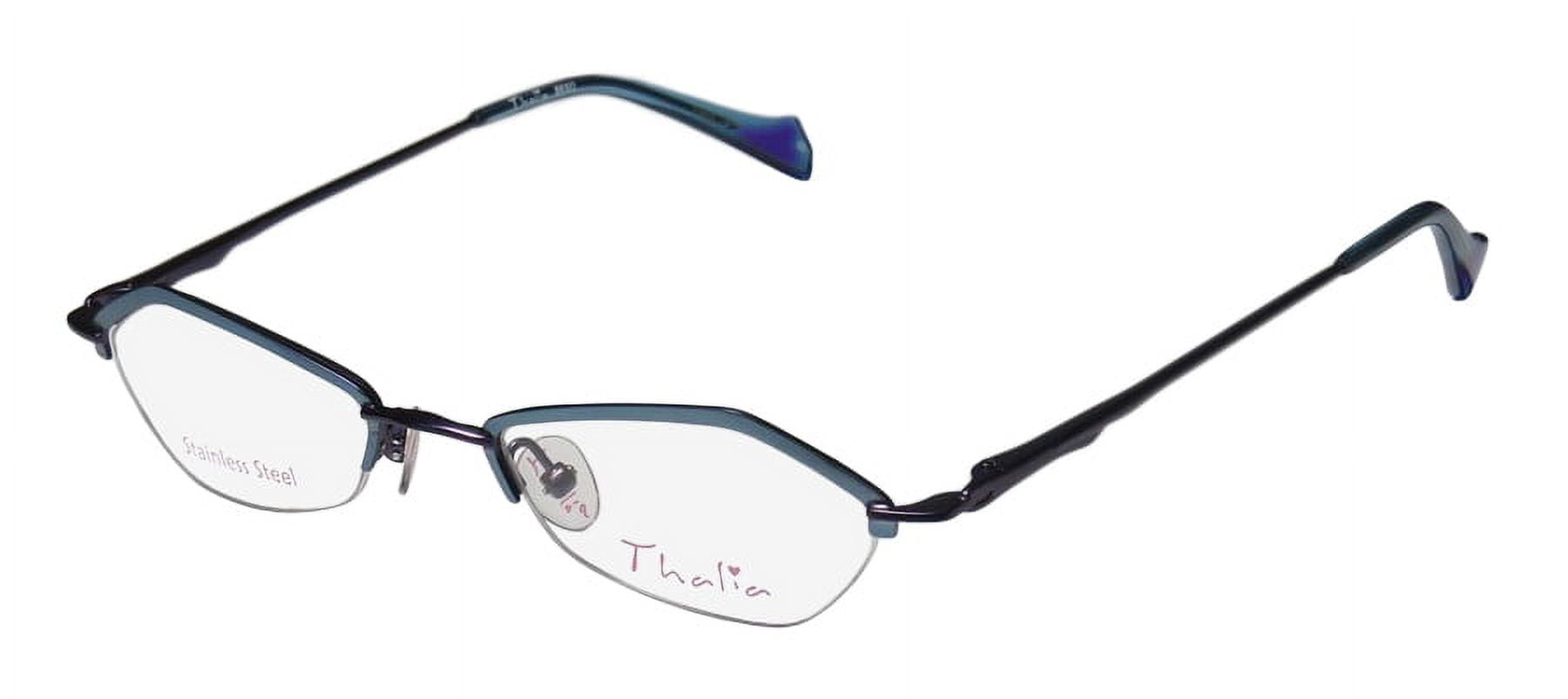 NEW THALIA BESO WOMENS/LADIES DESIGNER HALF-RIM BLUE / PURPLE CUTE ...