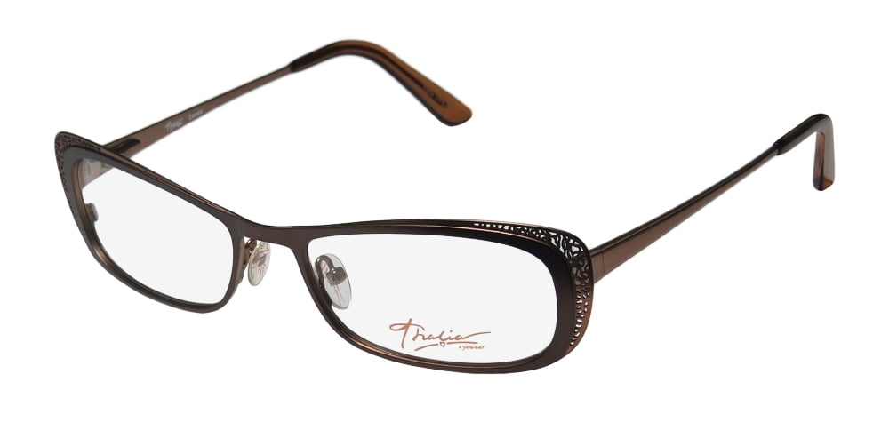 NEW THALIA CANELA WOMENS/LADIES CAT EYE FULL-RIM BROWN STUNNING CAT EYE ...