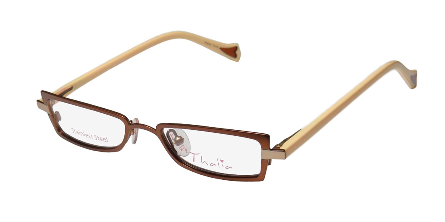 NEW THALIA MARIPOSA CHILDRENS/KIDS/GIRLS DESIGNER FULL-RIM BROWN ...