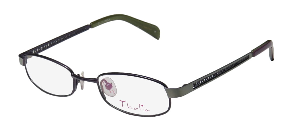NEW THALIA PAOLA WOMENS/LADIES DESIGNER FULL-RIM PURPLE / LIGHT GRAY ...