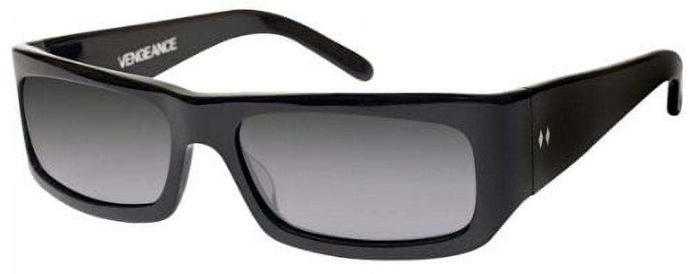 NEW TRES NOIR OPTICS VENGEANCE SUNGLASSES (SHINY BLACK FRAMES / SMOKE ...