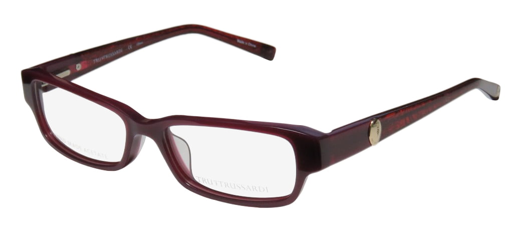 NEW TRUSSARDI 12505 WOMENS/LADIES DESIGNER FULL-RIM PURPLE / CHERRY ...