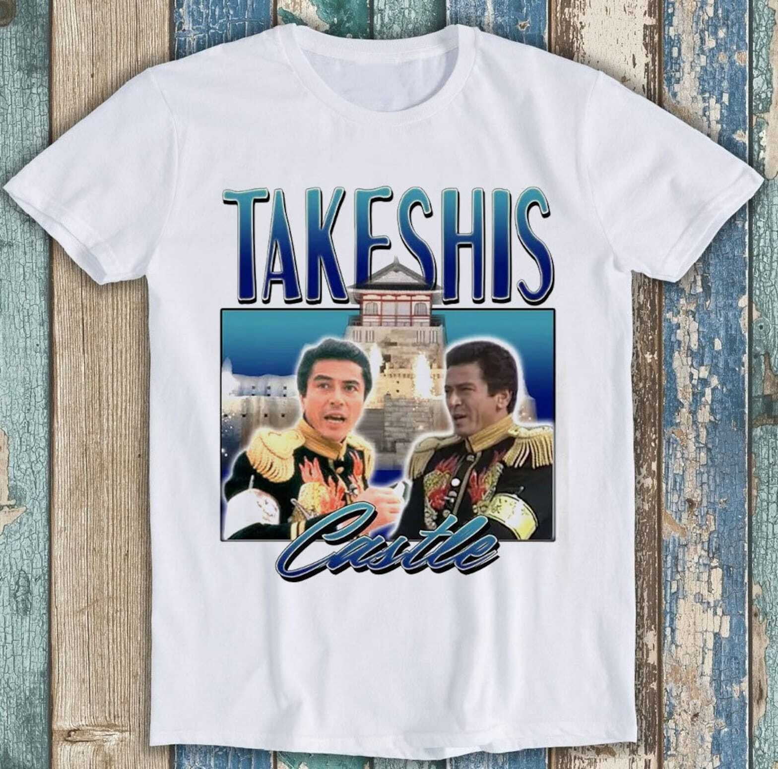 NEW Takeshis Castle Homage 90s 80s Japan TV Game Show Music Top T Shirt ...