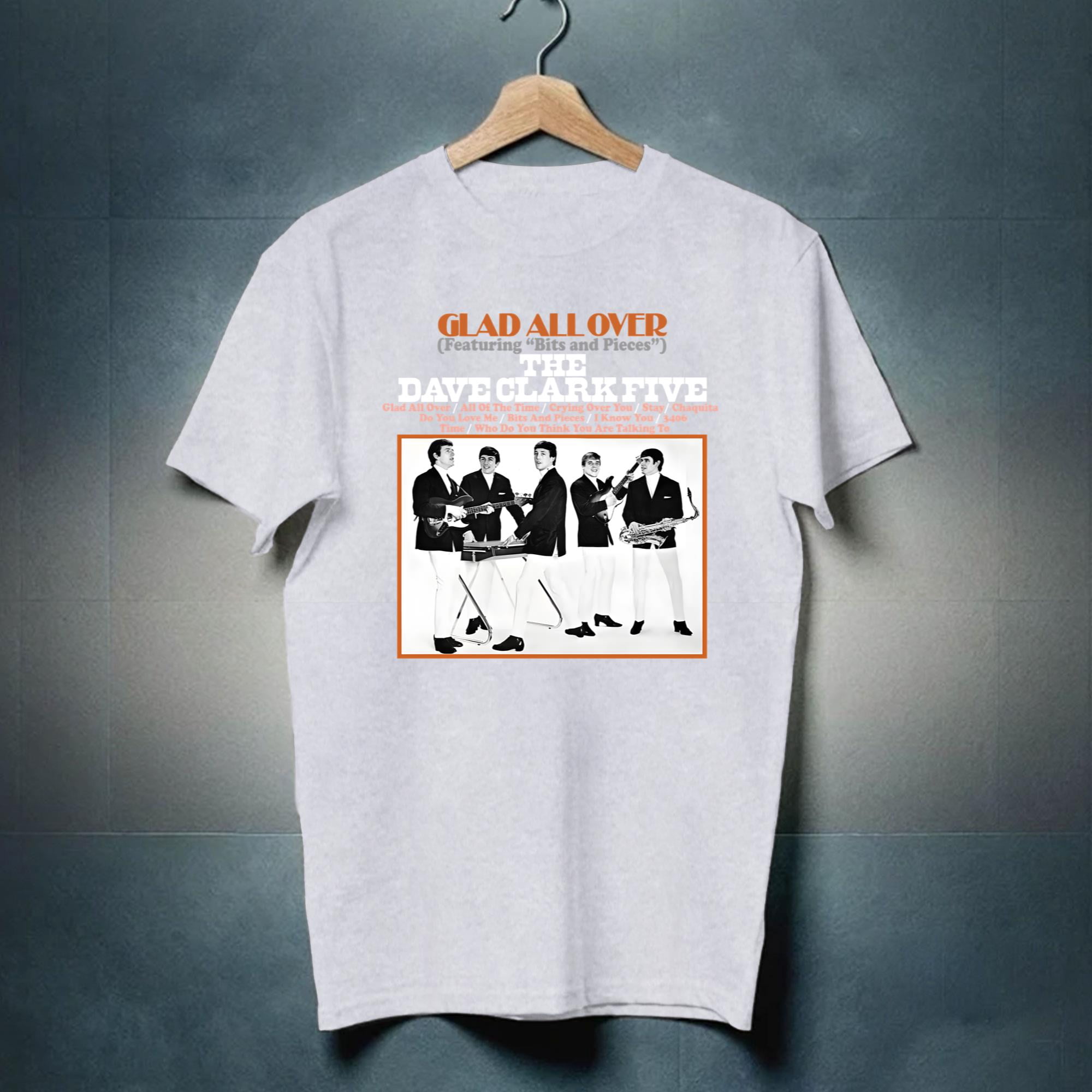 NEW The Dave Clark Five Glad All Over Gift For Fan Black All Size Shirt ...