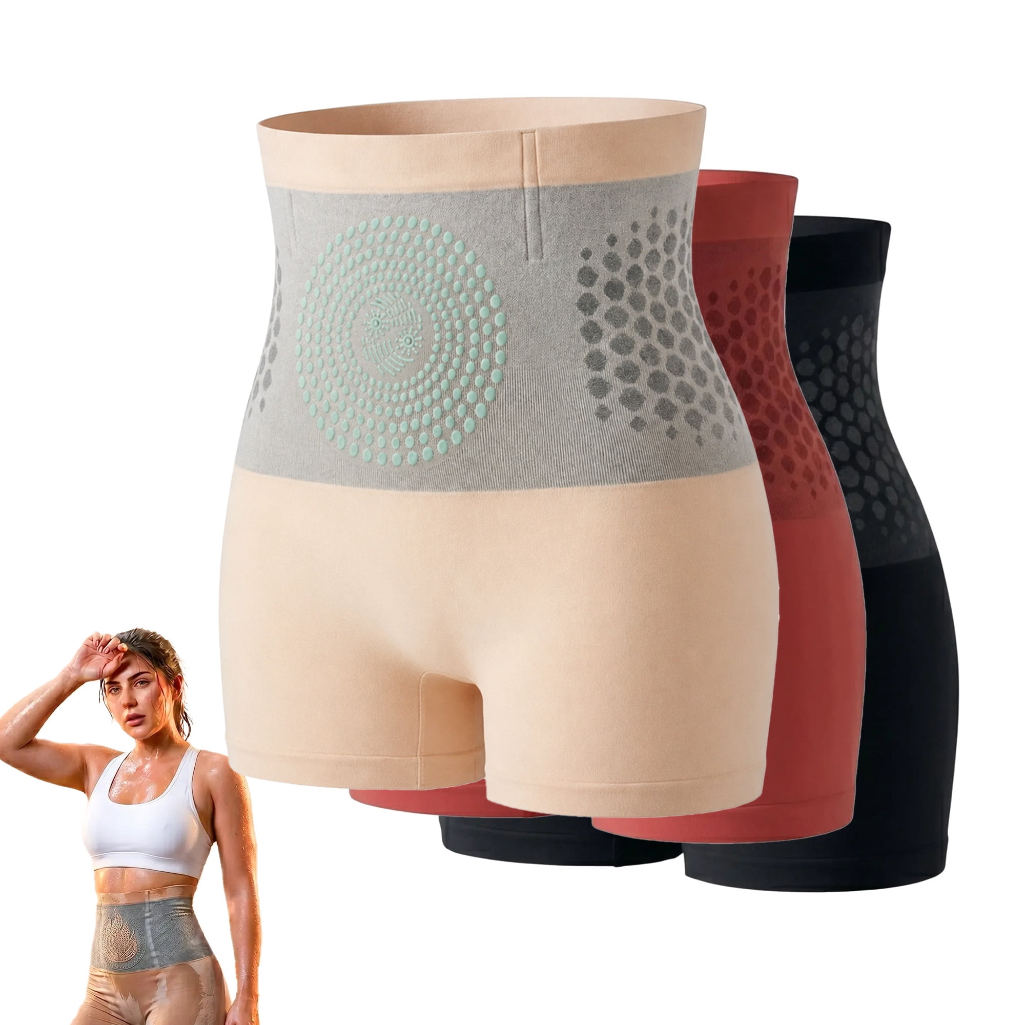NEW Thermogenic Fat Burning Sculpting Shorts, Thermal Yoga Pants ...