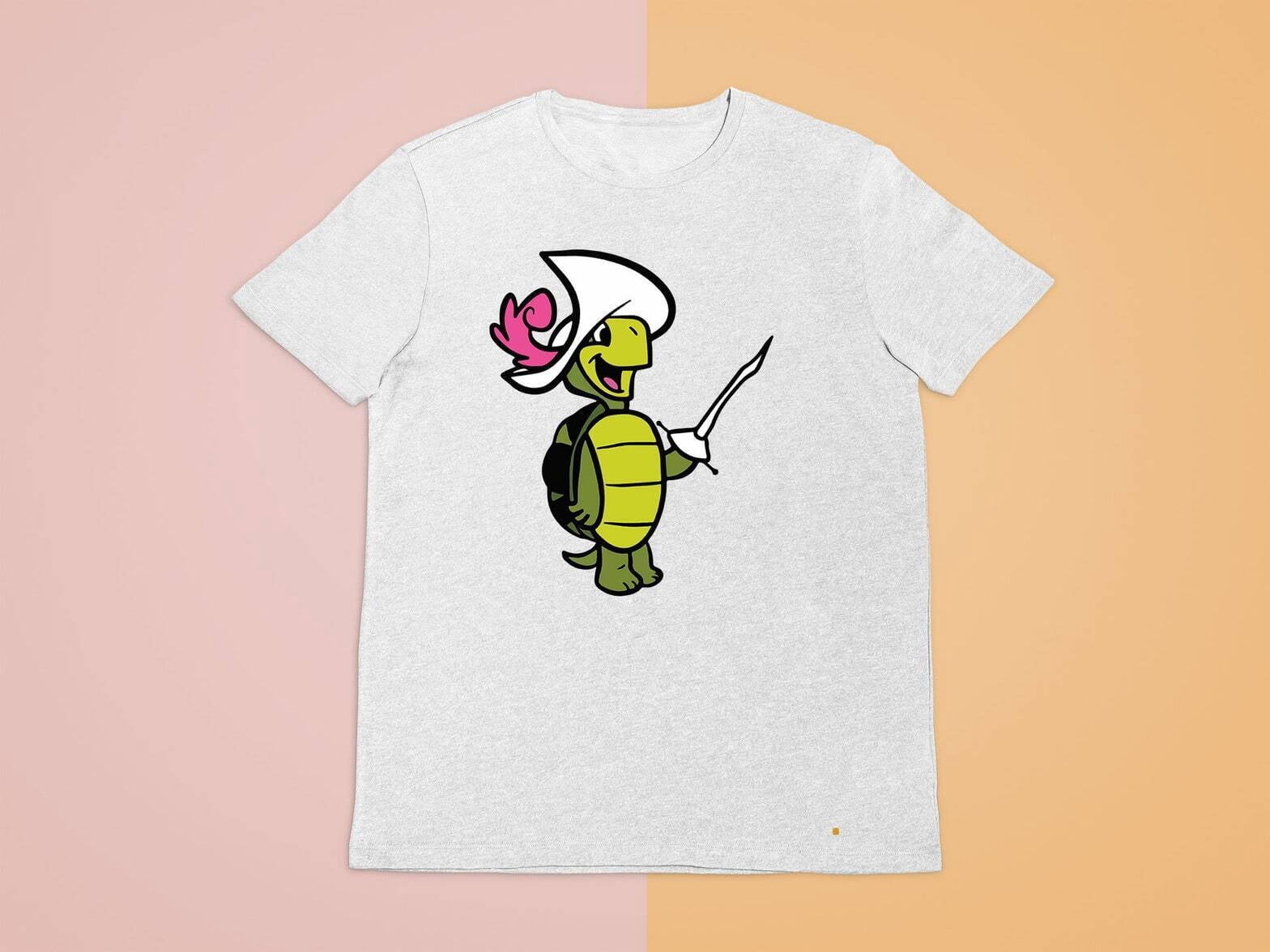 NEW Touche Turtle Hanna Barbera Cartoon White Shirt Clothing S-5XL ...