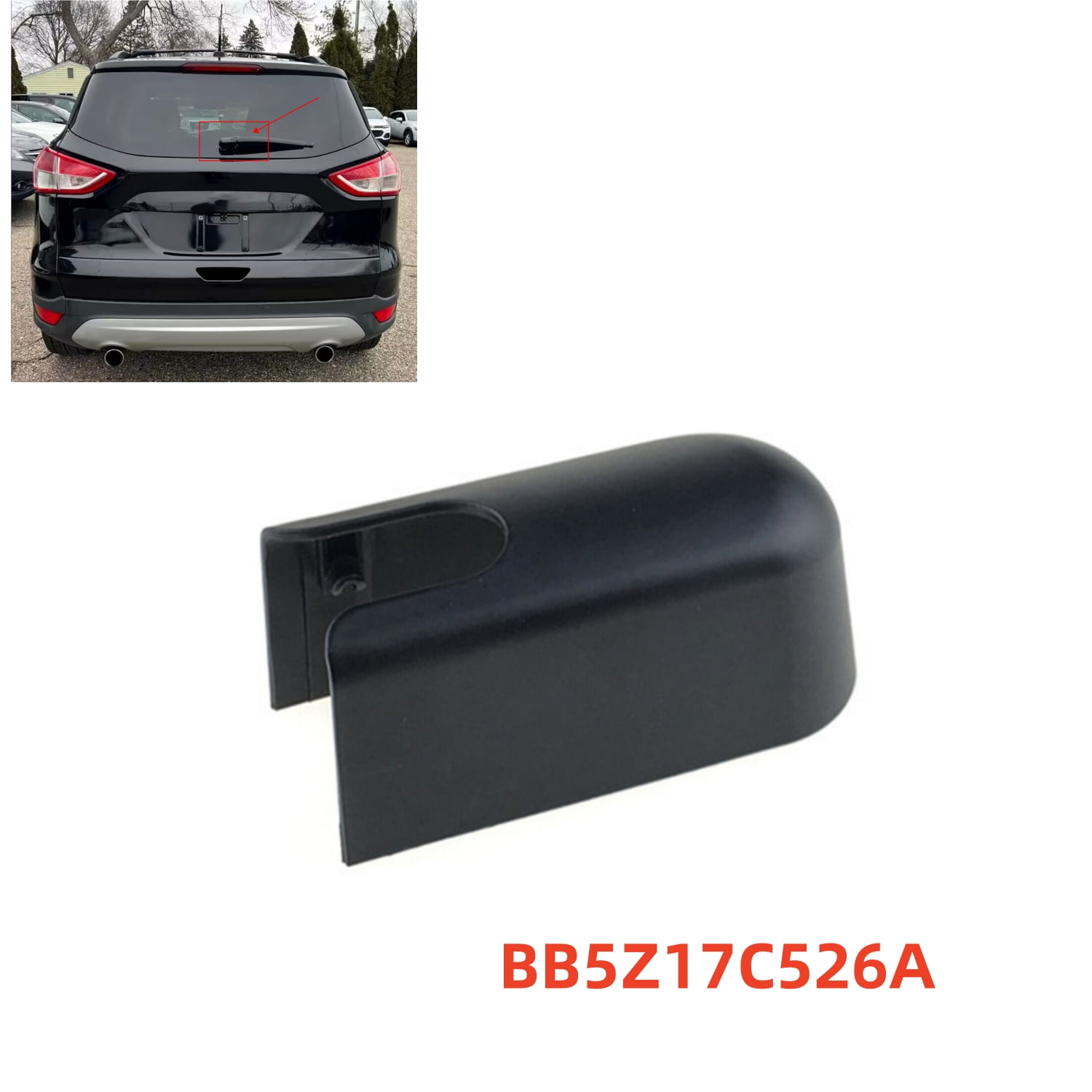 NEW US 2011-2019 Ford Escape Rear Windshield Wiper STUD COVER, Mounting ...