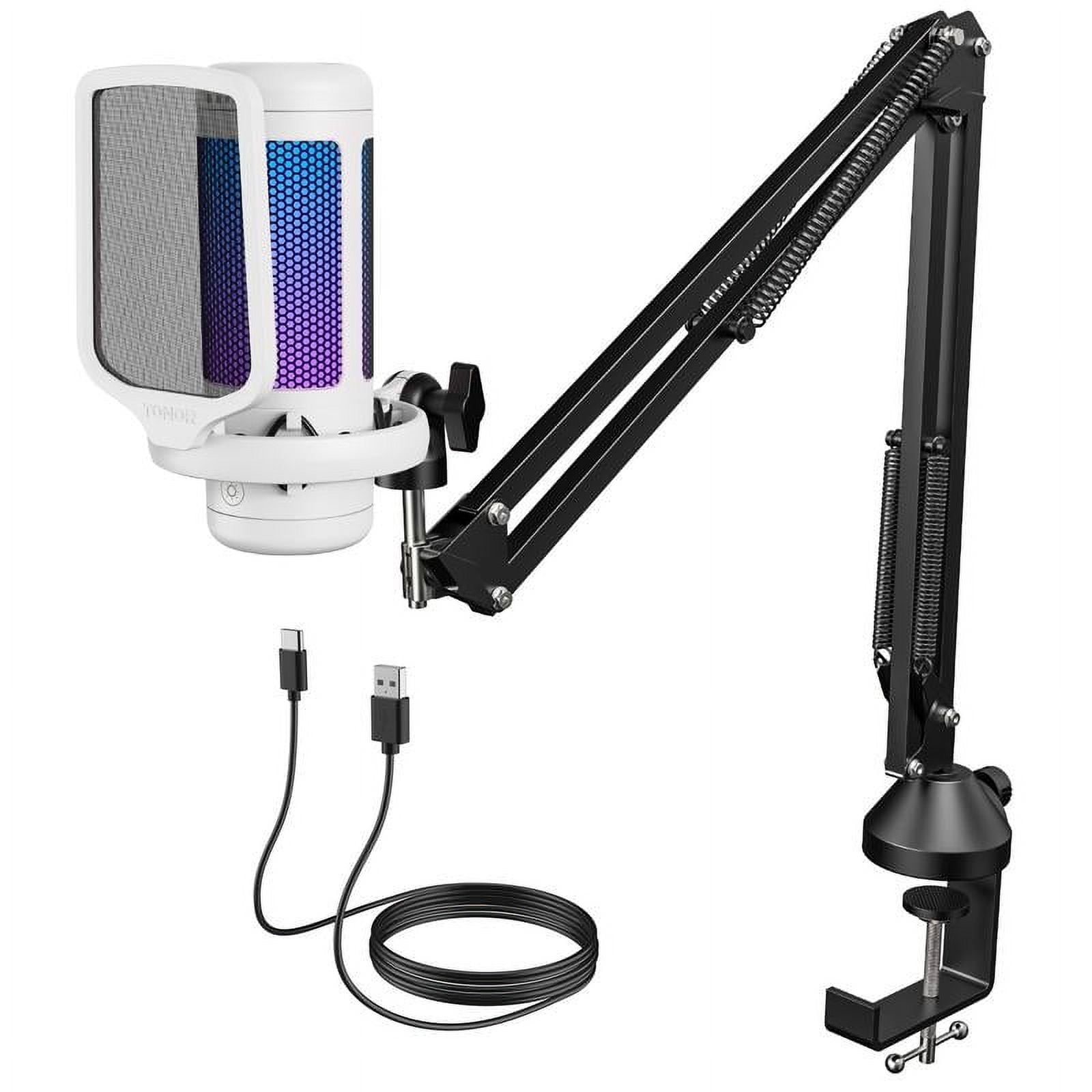 NEW USB Streaming Gaming Mic for PC, PS4/PS5, with Vibrant RGB Lighting ...