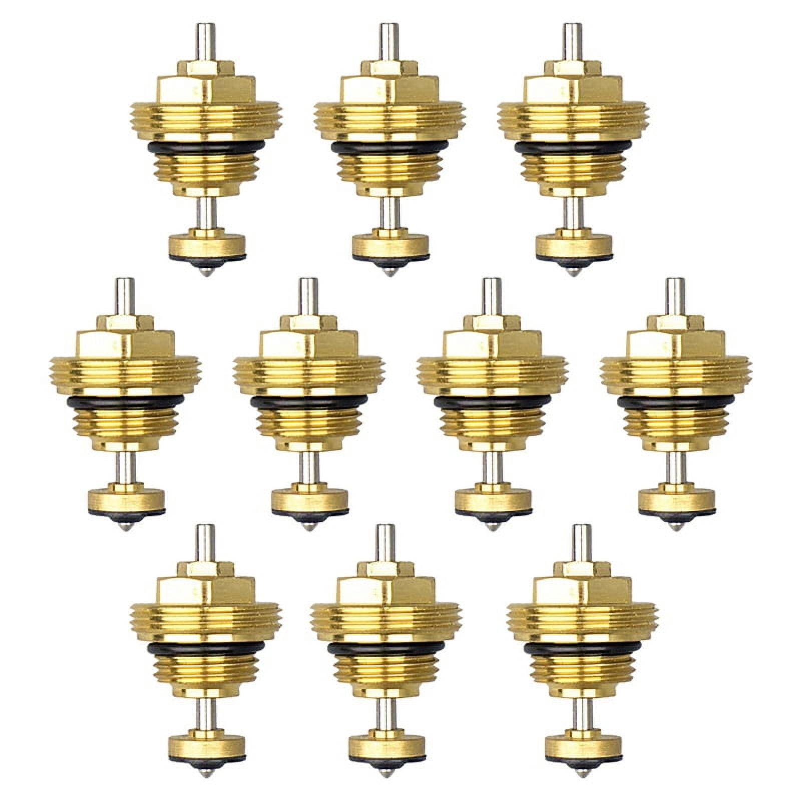 Underfloor Heating Manifold, Pack of 6 Return Pin Valve Core M30 X 1.5 ...