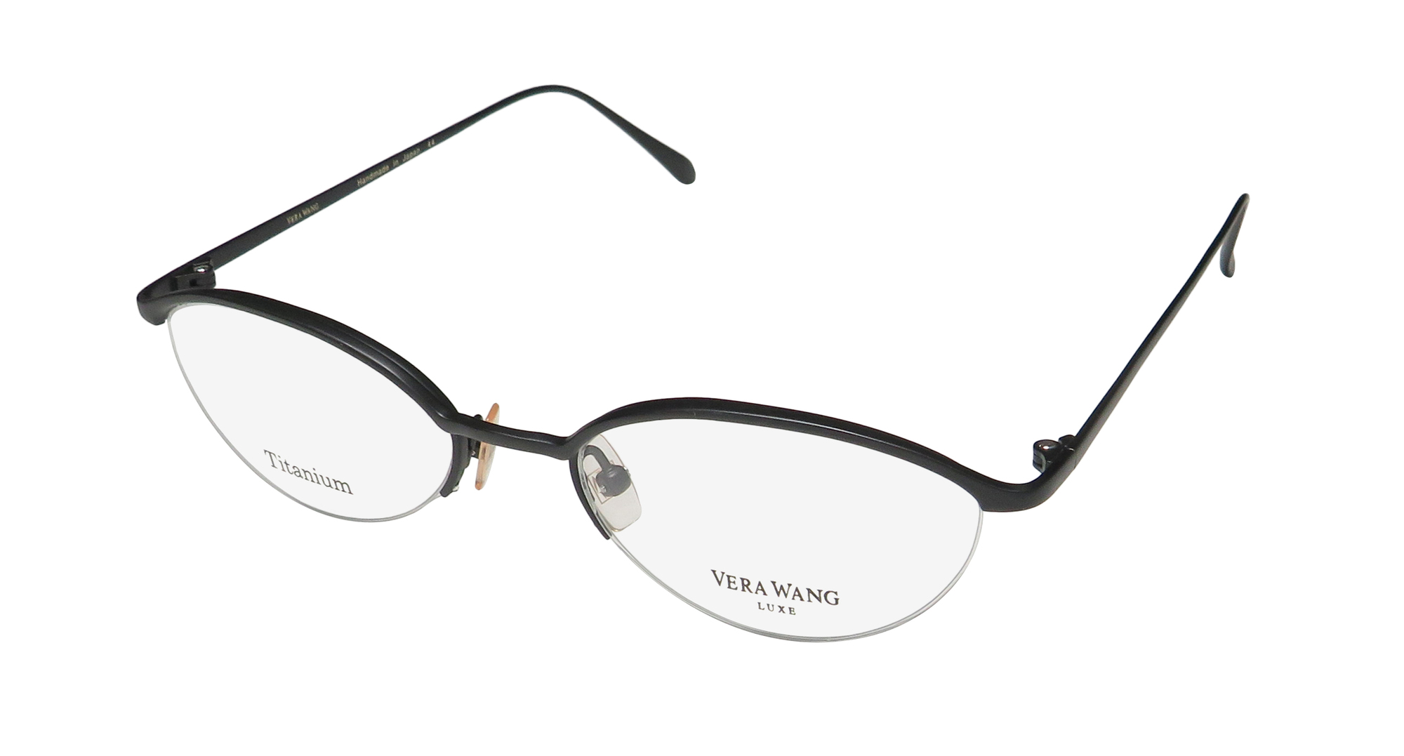 NEW VERA WANG LUXE MIREILLE 3 WOMENS/LADIES DESIGNER HALF-RIM TITANIUM ...