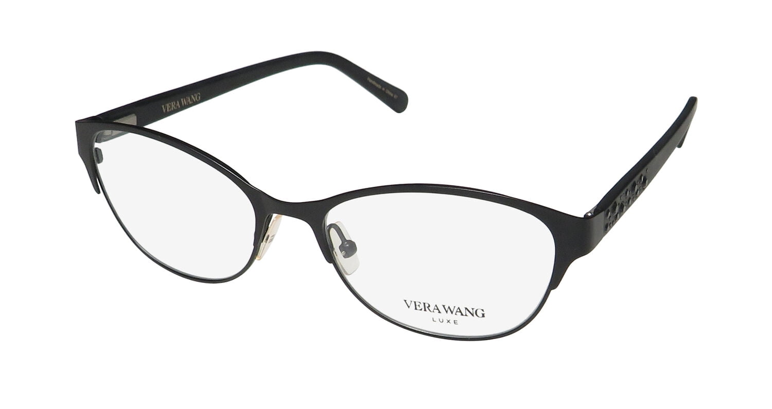 NEW VERA WANG LUXE ZIXI WOMENS/LADIES CAT EYE FULL-RIM BLACK NEW VERA WANG LUXE ZIXI WOMENS/LADIES CAT EYE FULL-RIM BLACK