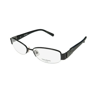 NEW VERA WANG LUXE JOANIE WOMENS/LADIES DESIGNER FULL-RIM BLACK FRAME ...