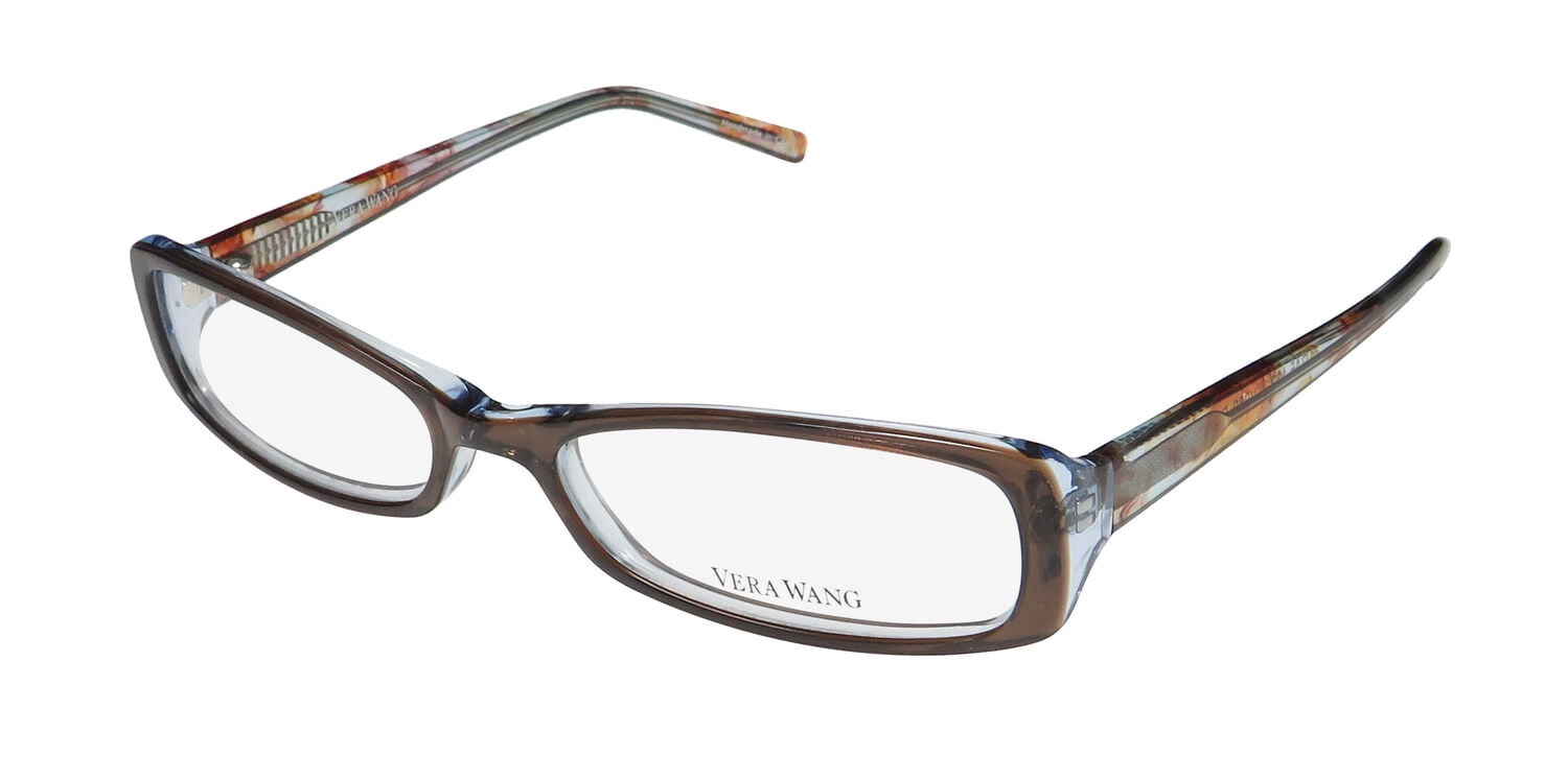 NEW VERA WANG V050 WOMENS/LADIES DESIGNER FULL-RIM BROWN COLOR ...