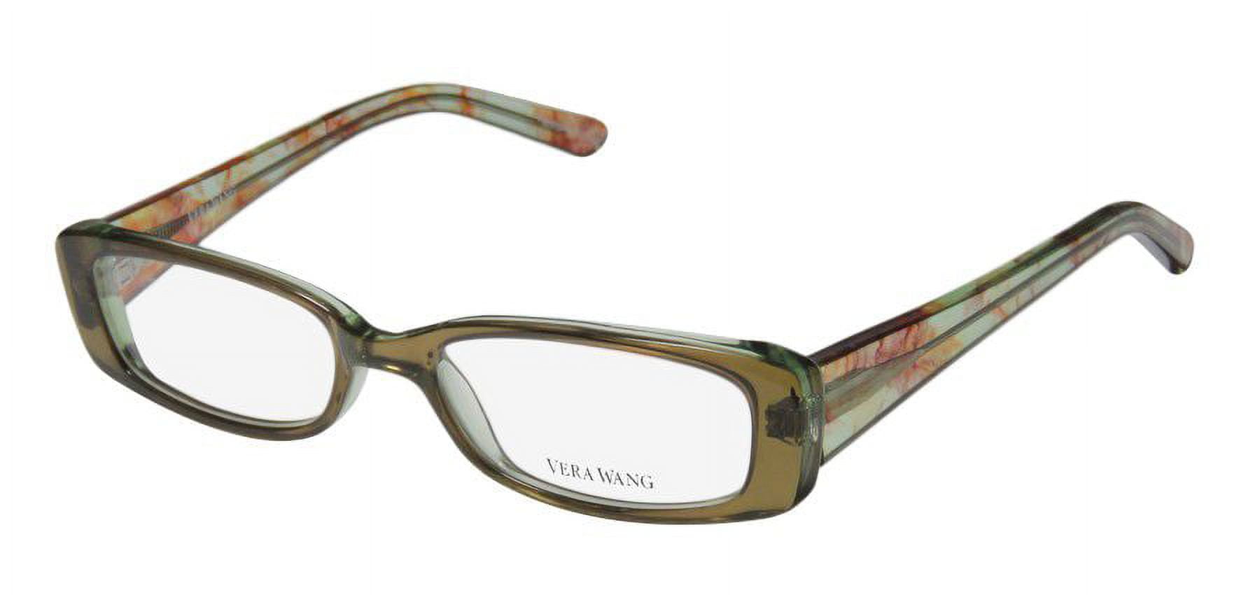 NEW VERA WANG V097 WOMENS/LADIES DESIGNER FULL-RIM TRANSPARENT OLIVE ...