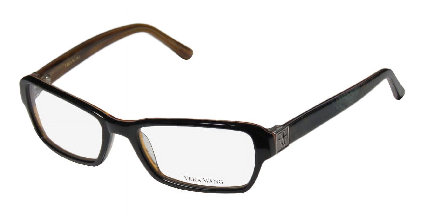 VERA WANG Women's Prescription Eyeglasses V311, Full-Rim Acetate Frame ...