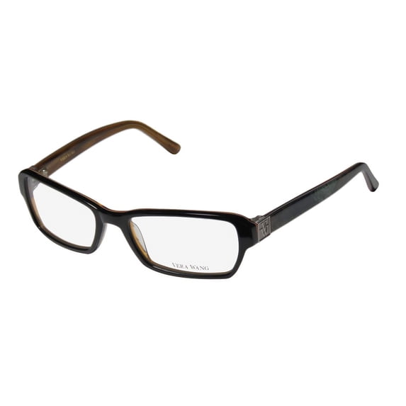 VERA WANG Women's Prescription Eyeglasses V311, Full-Rim Acetate Frame ...