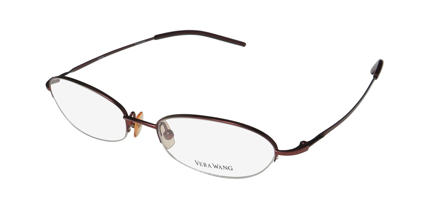 NEW VERA WANG V32 WOMENS/LADIES DESIGNER HALF-RIM SOPHISTICATED FRAME ...
