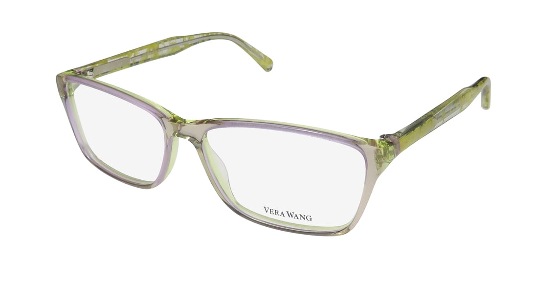 NEW VERA WANG V348 WOMENS/LADIES DESIGNER FULL-RIM LILAC FRAME DEMO ...