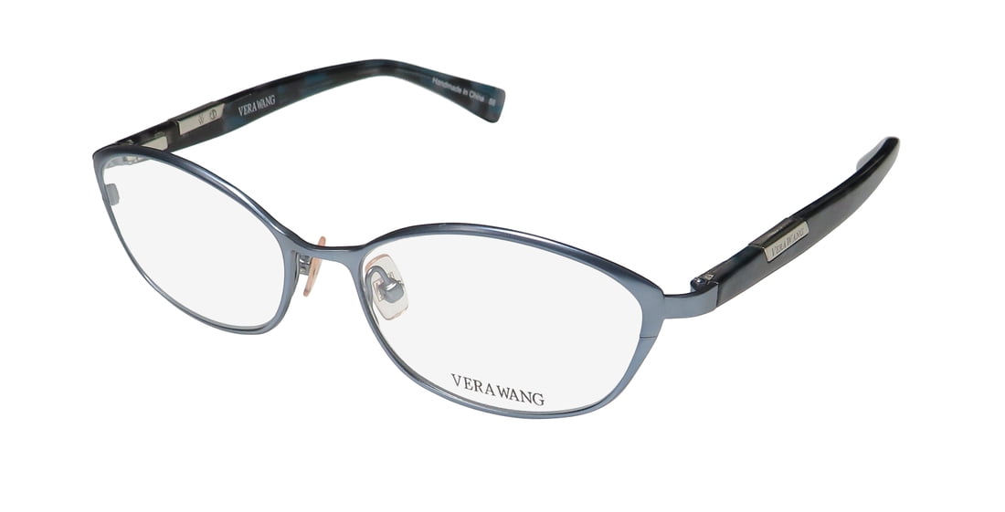 NEW VERA WANG V358 WOMENS/LADIES CAT EYE FULL-RIM TEAL FRAME DEMO ...