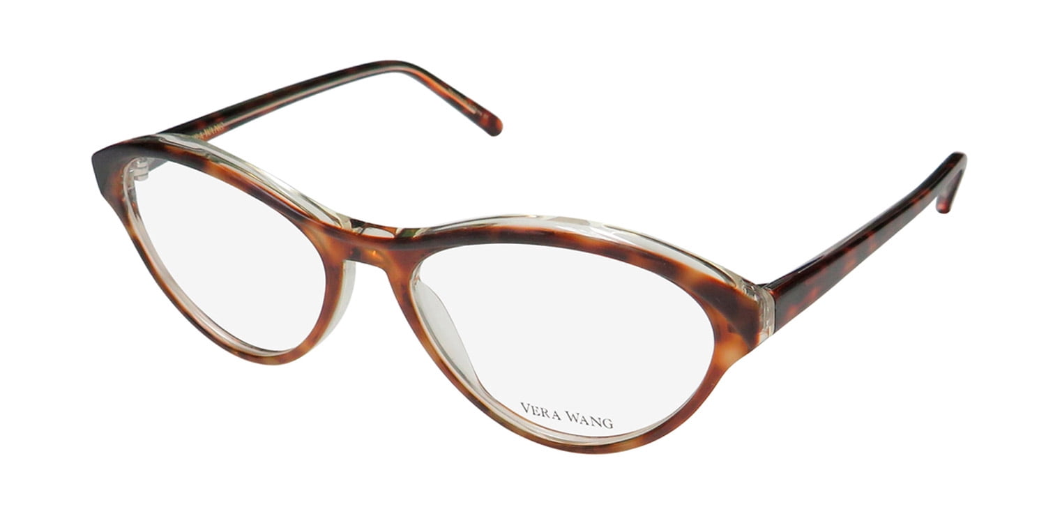 VERA WANG Women's Prescription Glasses, V369 Full-Rim Eyeglass Frames ...