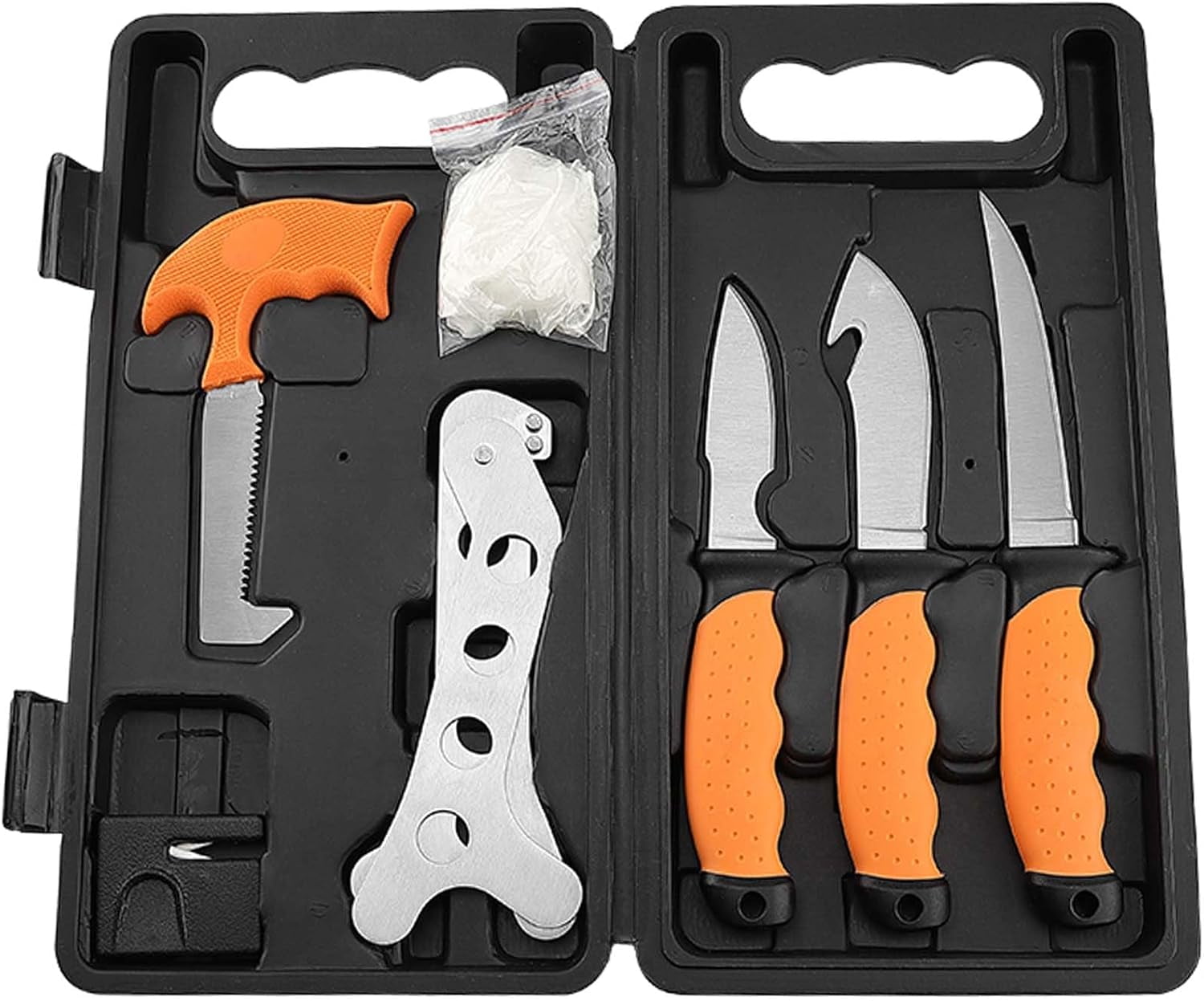NEW VIEW Deer Processing Hunting Knife Set, 8 PCS Game Field Dressing ...