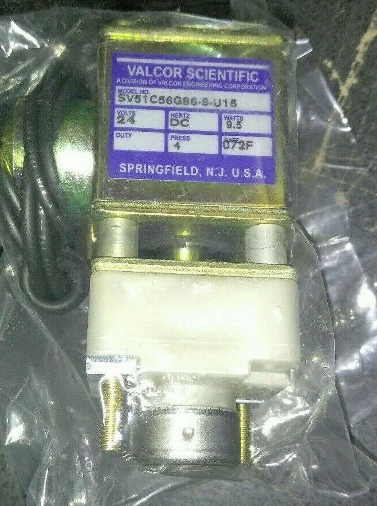 NEW Valcor Scientific Solenoid Valve SV51C56G86-8-U15 - Walmart.com