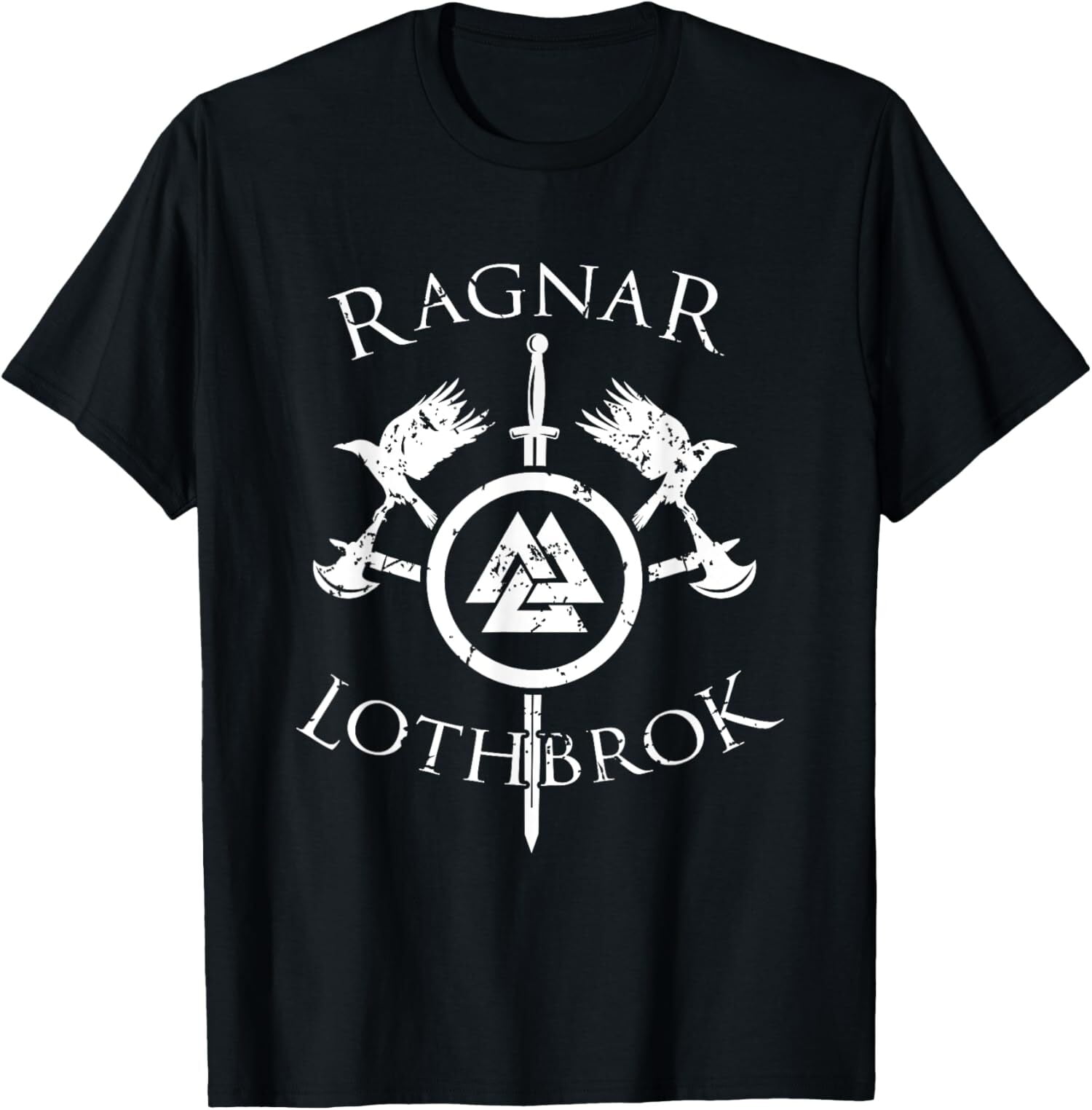 NEW Viking Ragnar Lothbrok Lodbrok Warrior T-Shirt - Walmart.com