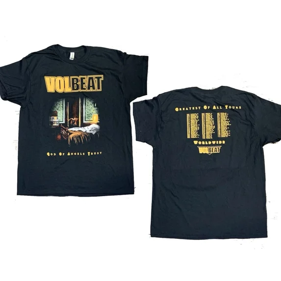NEW!!! Volbeat 2025 God Of Angels Trust Concert Tour fan merch, Volbeat ...