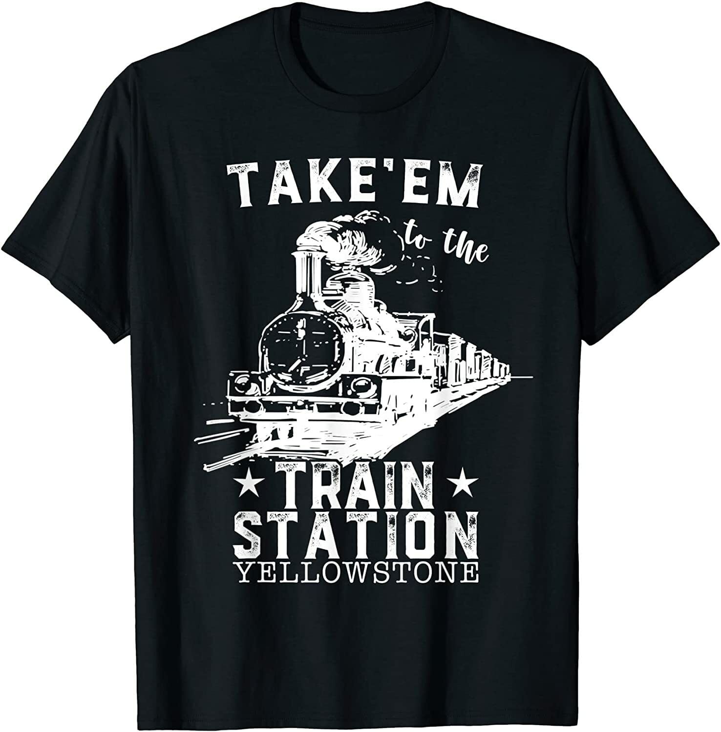 NEW Western Country Take Em To The Train Station T-Shirt - Walmart.com