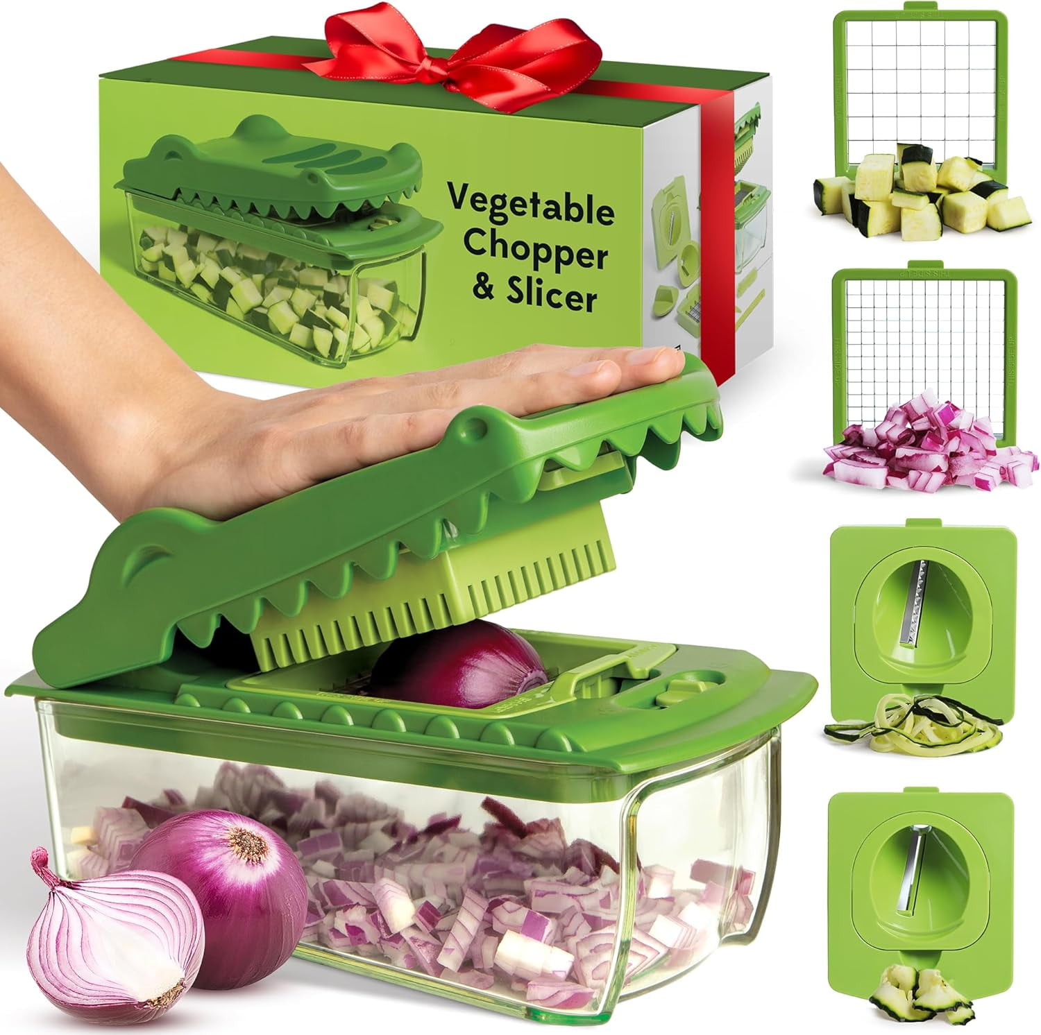 NEW X OTOTO Croc Chop Vegetable Chopper & Slicer - Multifunctional Food ...