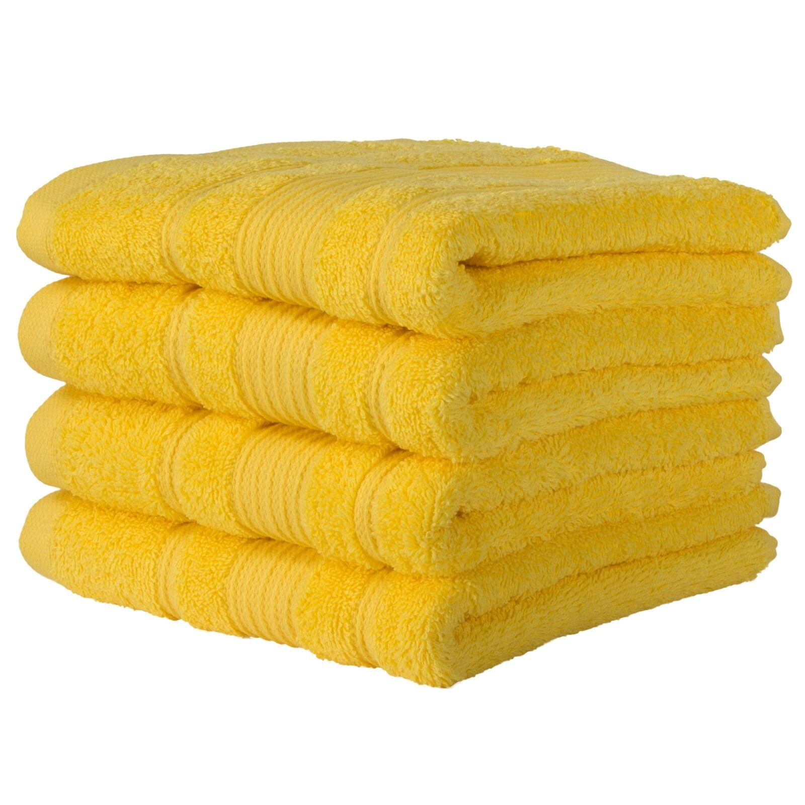 NEW YELLOW Color ULTRA SUPER SOFT LUXURY PURE TURKISH 100% COTTON HAND ...
