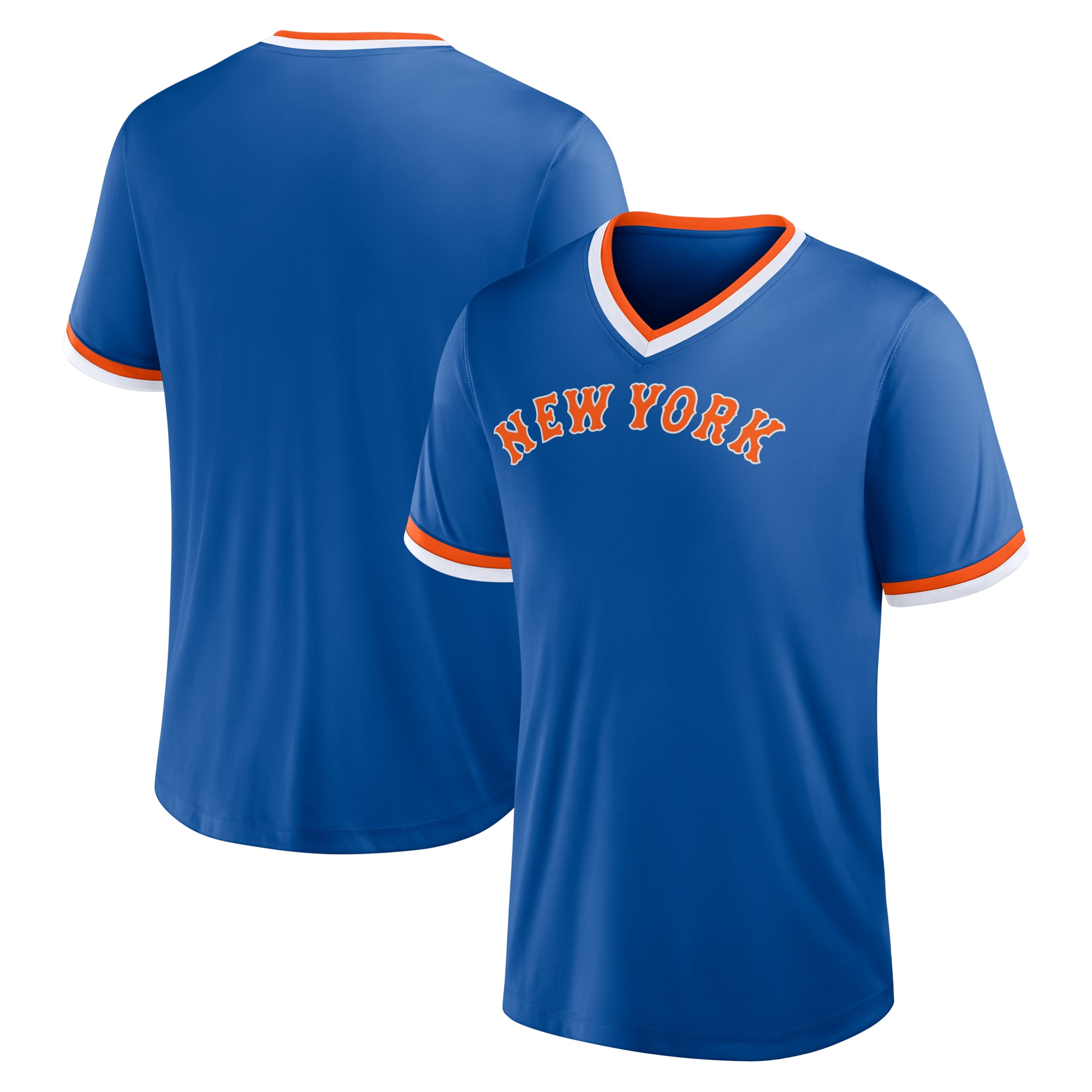 Men's Royal New York Mets Race Ahead Poly Fashion Top - Walmart.com