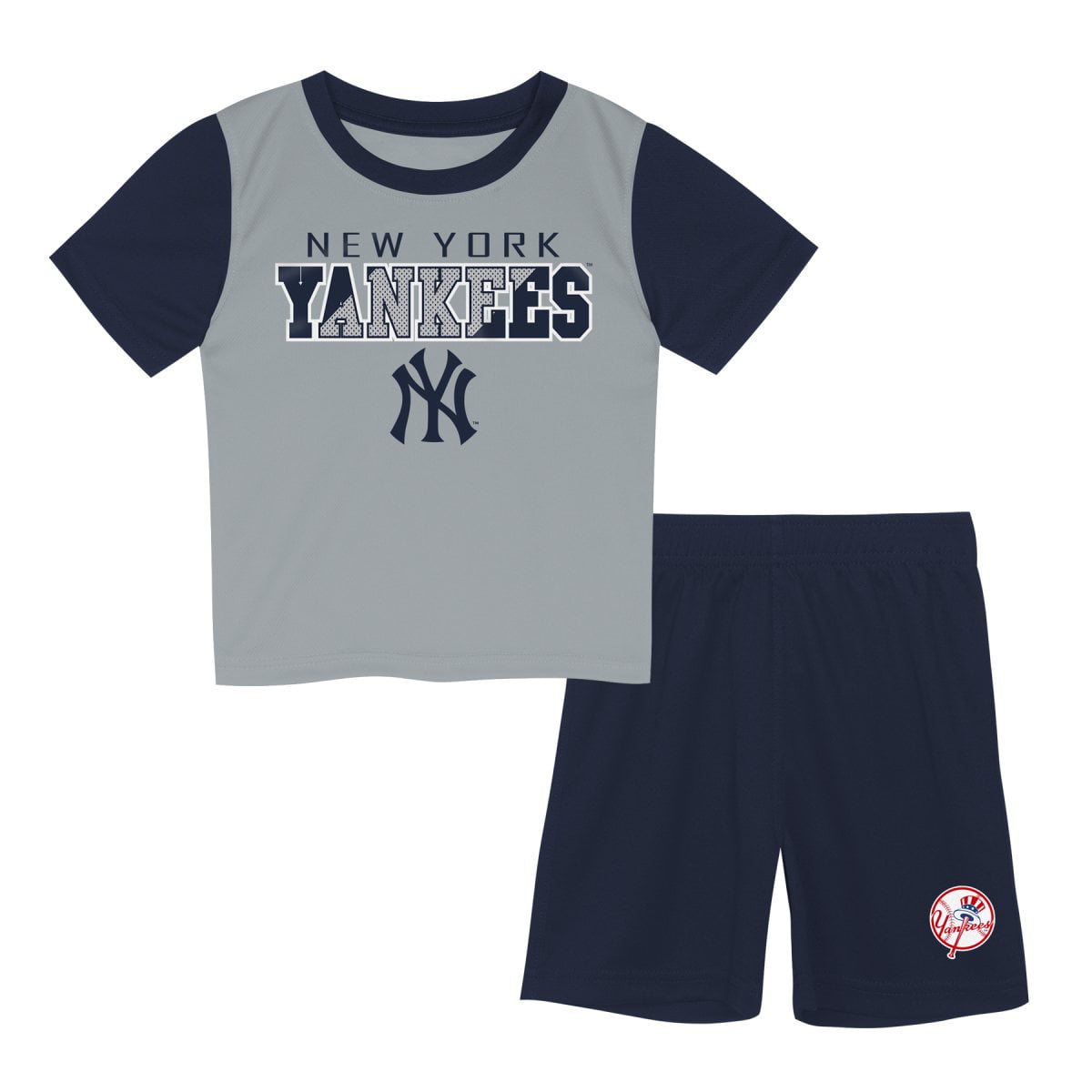 NEW YORK YANKEES Toddler Altrnt Color Syntheic Set Short Sleeve Tee ...