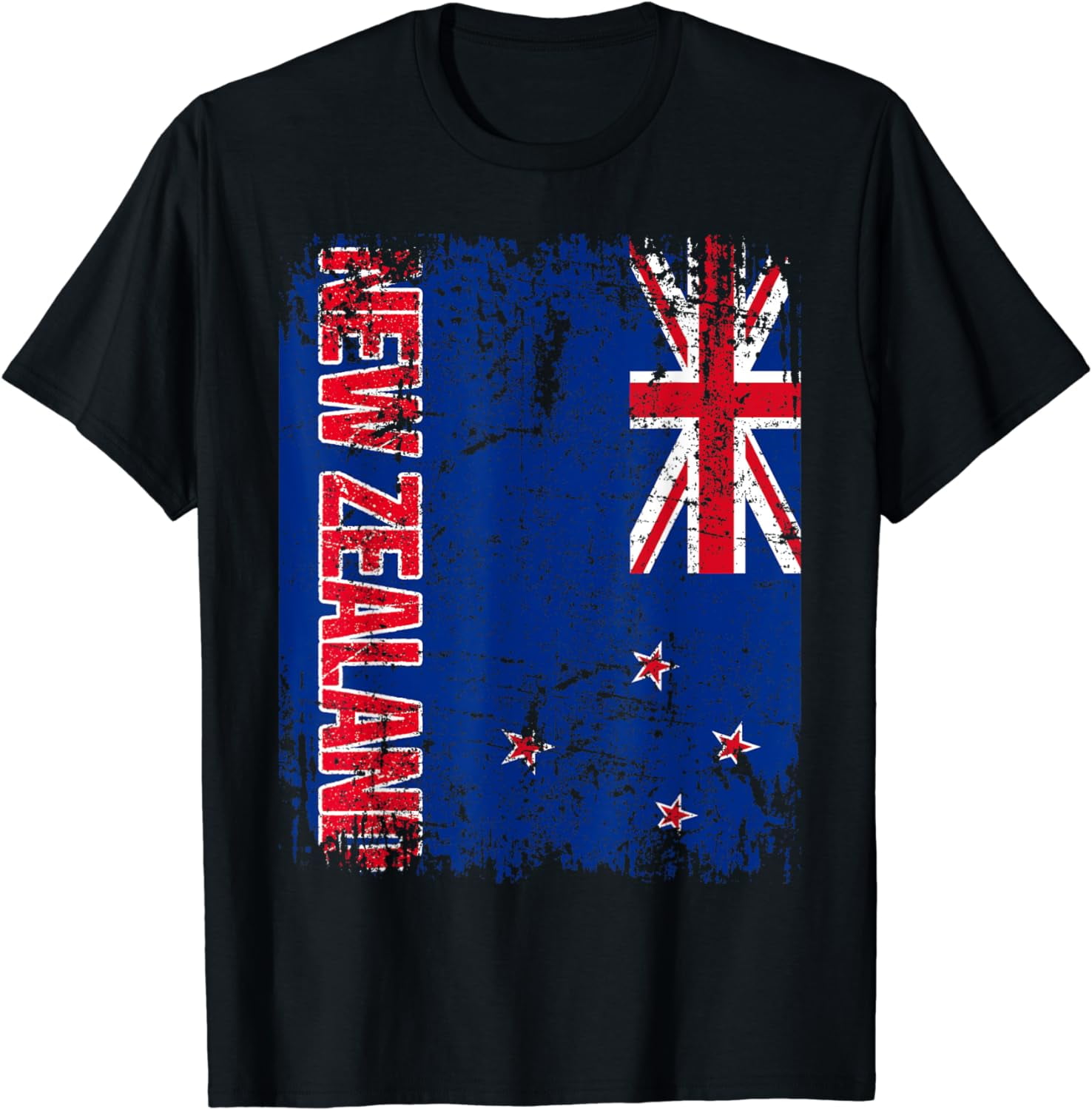 NEW ZEALAND Flag Vintage Distressed NEW ZEALAND T-Shirt - Walmart.com