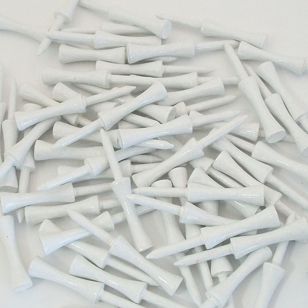 NEW Zero Friction Golf White Step Tees 2 3/4" - 30 pack - Walmart.com