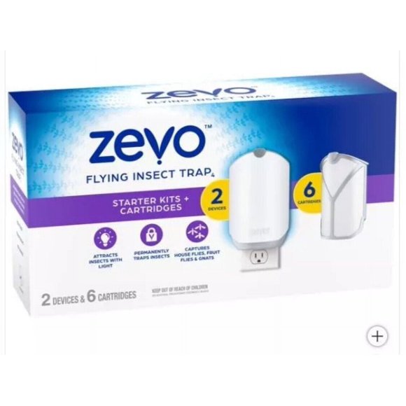 Zevo Flying Insect Trap in Fly Light Traps - Walmart.com