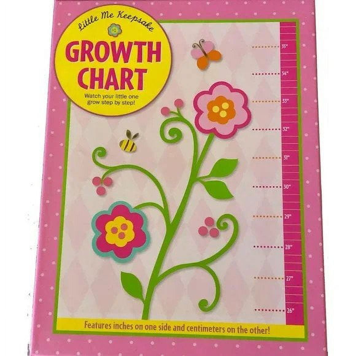 NEW girls growth chart. floral theme - Walmart.com