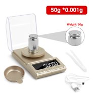 Smart Weigh Electronic High-Precision Milligram Digital Scale, 50 x 0 ...