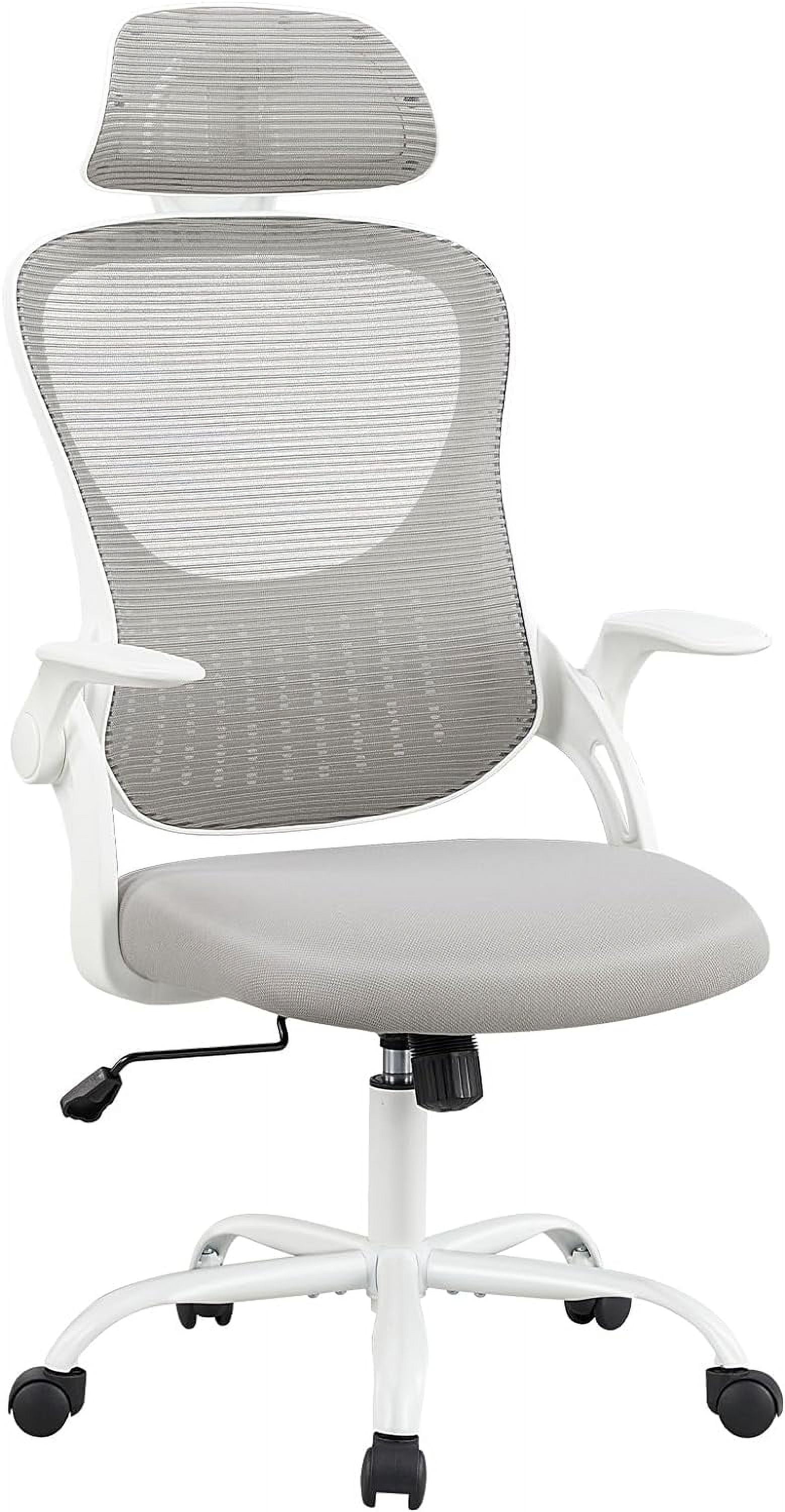 NEWBULIG Home Office Desk Ergonomic Mesh High Back Computer Height ...