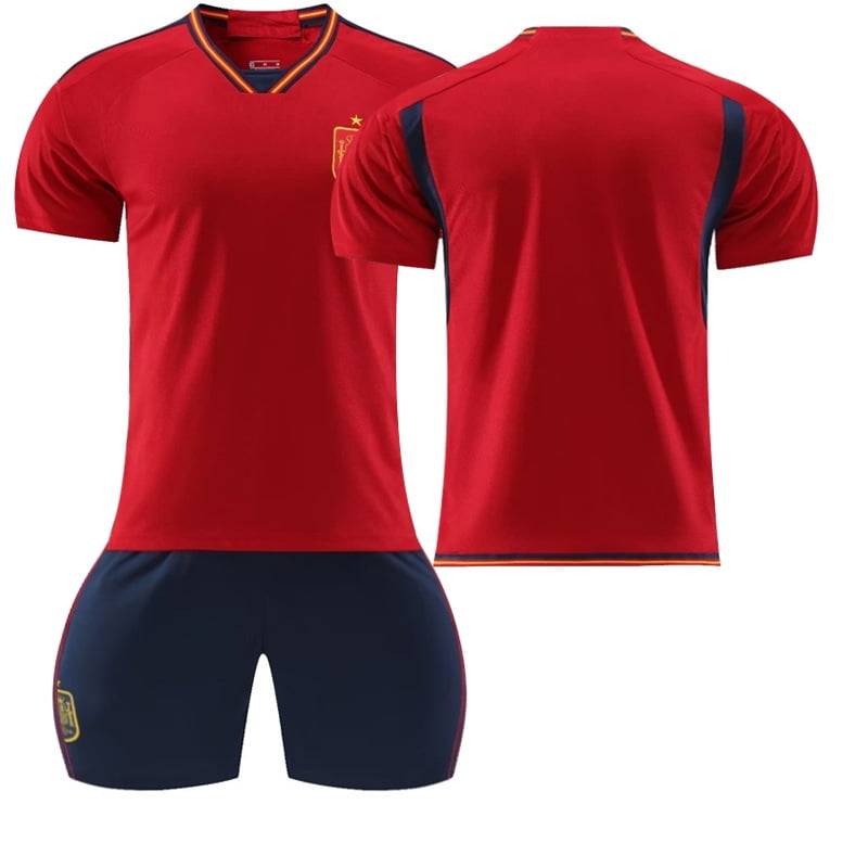NEWCE 2223 Spain Home Red 9 Garvey 7 Morata 10 Pedre 17 Fati World Cup ...