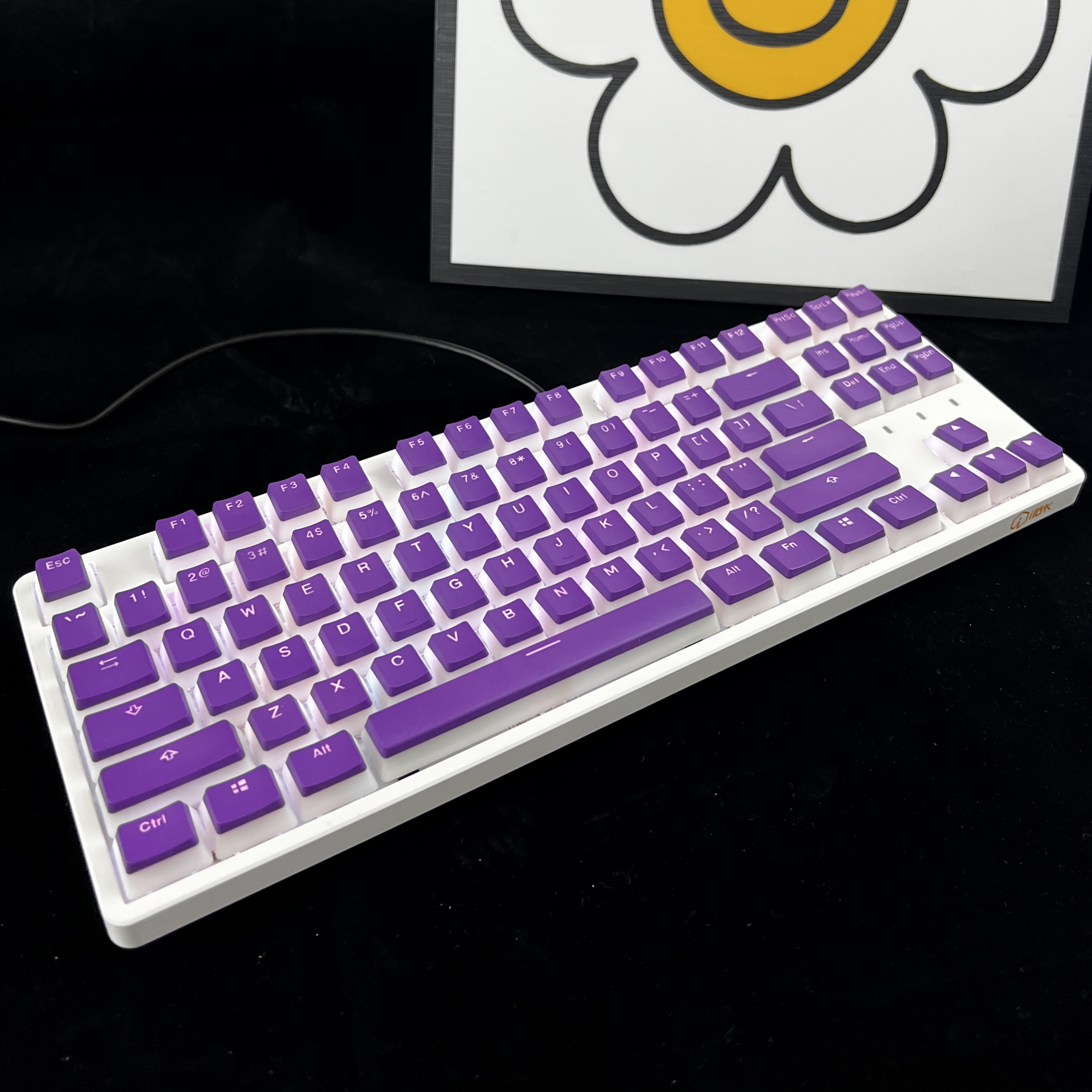 NEWCE Ai stone mechanical keyboard FE original key cap abs white black ...